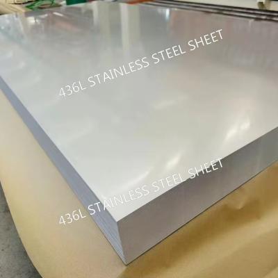 China ASTM JIS EN Standard 436L Stainless Steel Sheet  Enhanced Formability and Weldability for Manufacturing for sale