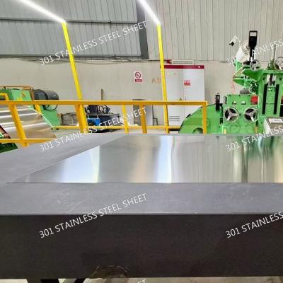 China ASTM JIS EN Standard 301 Stainless Steel Sheet Thickness 0.2 - 3.0mm Cold Rolled 2B Surface for sale
