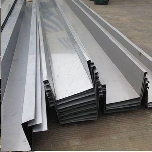 China 304 316L Stainless Steel Roof Gutter with Cold Rolled Technique and Bright Surface for Building Materials for sale
