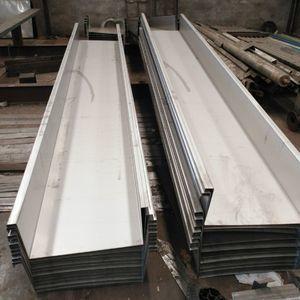 China 304 Stainless Steel Rain Water Gutter Custom Cutting Cold Rolled Stainless Guttering for sale