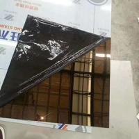 China Gold Color Hairline Finishing Stainless Steel Sheet 0.5 - 1.5mm for Decorative Applications for sale