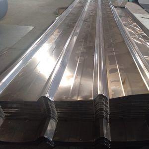 China Cold Rolled Bright Surface Stainless Steel Roofing Sheet with Custom Sizes and Corrugated Metal Panel Design for sale