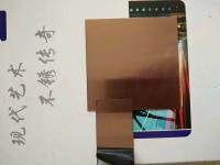 China 304 Stainless Steel Sheet with Golden Mirror Finish Cold Rolled and Corrosion Resistant for sale