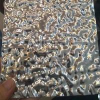China AISI304 Water Ripple Stainless Steel Sheet 0.3 - 3.0mm Thickness Mirror Surface for Decoration Application for sale