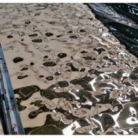China 304 Grade Water Ripple Stainless Steel Sheet with 0.3 - 3.0mm Thickness and Polished Surface for Decorative Applications for sale