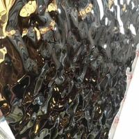 China 304 Grade Stainless Steel Water Ripple Sheet with 0.3 - 3.0mm Thickness and Polished Surface for Decorative Applications for sale