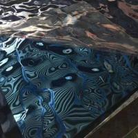 China AISI304 1000 x 2000mm Water Ripple Stainless Steel Sheet with Polished Surface for Decorative Applications for sale