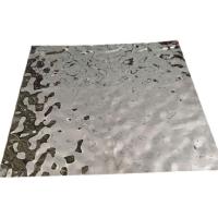 China 304 Grade Water Ripple Pattern Stainless Steel Sheet with 0.3 - 3.0mm Thickness for Decorative Applications for sale