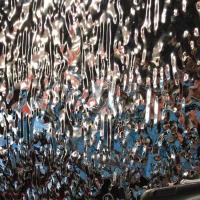 China 304 Grade Water Ripple Pattern Stainless Steel Sheet with 0.3 - 3.0mm Thickness for Decorative Applications for sale