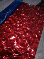 China 201 304 Grade Stainless Steel Press Plate with Water Ripple Pattern and Polished Surface for Decorative Applications for sale