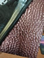 China 201 304 Grade Stainless Steel Press Plate with Water Ripple Pattern and Polished Surface for Decorative Applications for sale