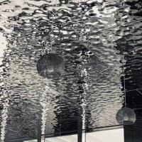 China AISI304 Grade Water Ripple Stainless Steel Sheet with 0.4 - 1.5mm Thickness and Polished Surface for Decorative Wall Panels for sale