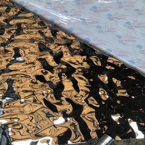China 304 Grade Water Ripple Stainless Steel Sheet with 0.5 - 1.5mm Thickness and Polished Surface for sale