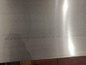 China Hot Rolled SS 316L Stainless Steel Plate with Polished Surface and Corrosion Resistance for sale