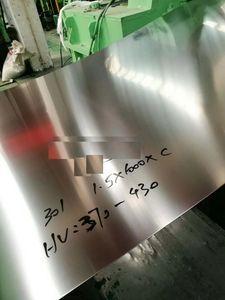 China SUS301 Full Hard Stainless Steel Coil with 2B Finish Metal Strip for Industrial Applications for sale