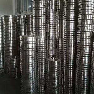 China 304 Stainless Steel Flange PN16 Welded Flange DN25-100 Forged Flat Welding Flange for sale