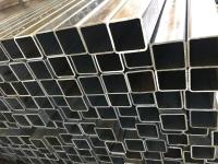 China ASTM A-500 Steel Square Tube 100 X 50 X T3.0mm with Black Surface Treatment for Construction and Machinery for sale