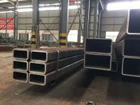 China ASTM A-500 Steel Square Tube 100 X 50 X T3.0mm with Black Surface Treatment for Construction and Machinery for sale