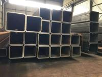 China ASTM A-500 Steel Square Tube 100 X 50 X T3.0mm with Black Surface Treatment for Construction and Machinery for sale