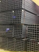 China ASTM A500 Black Surface Square Hollow Section Steel Pipe with S355JR Grade for Structural Use for sale