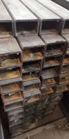China Black Surface S355JR Grade Square Steel Pipe 30*30-300*300mm Hollow Welded Steel Pipe for sale