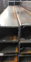 China Black Surface S355JR Grade Square Steel Pipe 30*30-300*300mm Hollow Welded Steel Pipe for sale