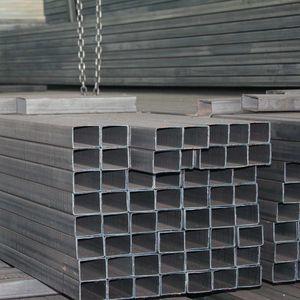 China Black Surface Galvanized Square Steel Tube 30*30-500*500 for Construction and Machinery for sale