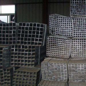 China Black Surface Treatment Square Steel Tube 10*10 to 400*400 Size Range Factory Direct Supply for sale