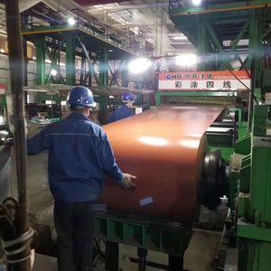 China 275 G/M2 Zinc Coating Prepainted Color Steel Coils with Silicon Micron Polyester for Container Plate Applications for sale