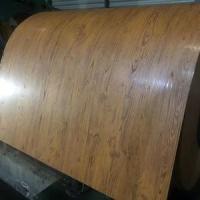China Wood Pattern Prepainted Galvanized Steel Coil PPGI with 1220*2440mm Specification for Container Plate for sale