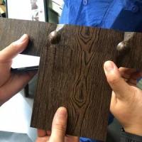 China Wood Grain Prepainted Galvanized Steel Coil 0.12 - 1.5mm Thickness for Container Plate Application for sale