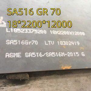 China ASME SA516 Gr 70 Hot Rolled Steel Plate with 6mm to 300mm Thickness for Corrosion Resistant Boiler Applications for sale