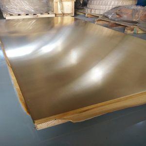 China Hot Selling C2600 C2680 C2700 C2800 Brass Copper Plate with 0.3 - 50mm Thickness and ASTM Standard for Constructions for sale