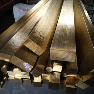 China C38000 C36000 Brass Flat Bar Copper Alloy Bar with 3.0 - 60.0mm Thickness ASTM Standard for sale