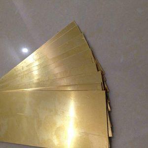 China Gold Bright Pure Copper Sheet with Thickness 0.1 to 30mm ASTM Standard Brass Sheet Stock for sale