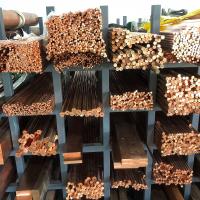 China 99.9% Pure C11000 Grade ASTM Standard Round Copper Bar and Rod 4-250mm Diameter for sale