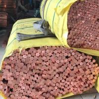 China C11000 Copper Bar and Rod ASTM Standard Round Copper with Diameter 4 - 200mm Custom Cutting Any Length for sale