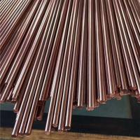 China C11000 Copper Bar and Rod ASTM Standard Round Copper with Diameter 4 - 200mm Custom Cutting Any Length for sale