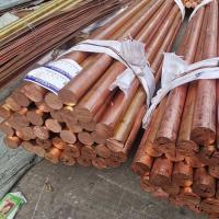 China C11000 Copper Bar and Rod ASTM Standard Round Copper with Diameter 4 - 200mm Custom Cutting Any Length for sale