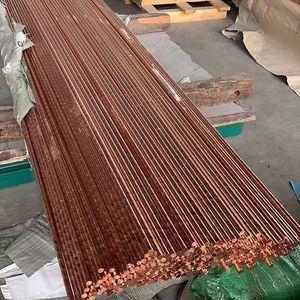 China ASTM Standard Copper Round Bar C10100 C10200 C10300 C10400 C10500 C10700 C11000 C11300 C12000 with 4 - 250mm Diameter for sale