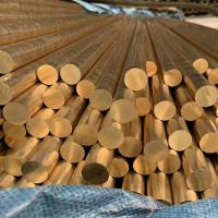China CuZn33 Alloy Brass Round Bar in 6m Length Brass Copper Rod with Corrosion Resistance for sale