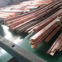 China Pure Copper Flat Bar C11000 / T2 Copper Flat Plate in 6m Length for Electronic Area for sale