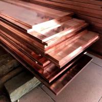 China ASTM Standard C11000 Copper Flat Bar EN 10204-3.1 Certificated Flat Copper Plate for sale