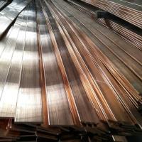 China ASTM Standard C11000 Copper Flat Bar EN 10204-3.1 Certificated Flat Copper Plate for sale