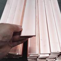 China ASTM Standard C11000 Copper Flat Bar EN 10204-3.1 Certificated Flat Copper Plate for sale