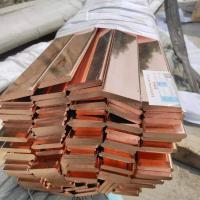 China Red Copper Flat Bar Grade C11000 ASTM Standard 6m Length Flat Plate for sale