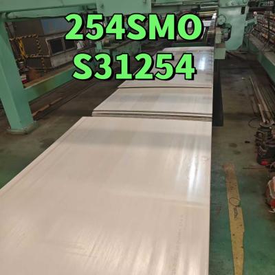 China Superior Corrosion Resistance  254SMO S31254 F44 Stainless Steel Plate for Harsh Environments for sale