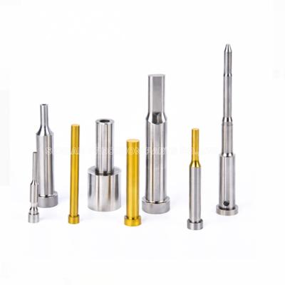 China Precision M2 HSS Die Punch Pins with 60-62HRC Hardness and +/-0.01mm Tolerance for sale