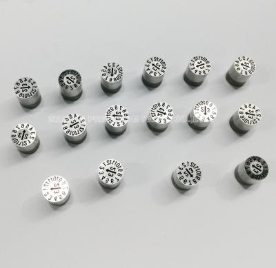 China DME Replaceable 5MM Mold Date Inserts SUS420 for Plastic Injection Molding for sale