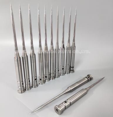 China S136 Corrosion Resistant Taper Core Pins with Mirror Surface Finish and ±0.005mm Tolerance for Medical Injection Molds for sale
